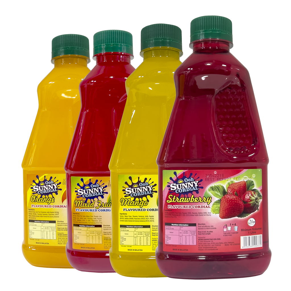 Ooh Sunny Cordial 1Ltr | MU STORE