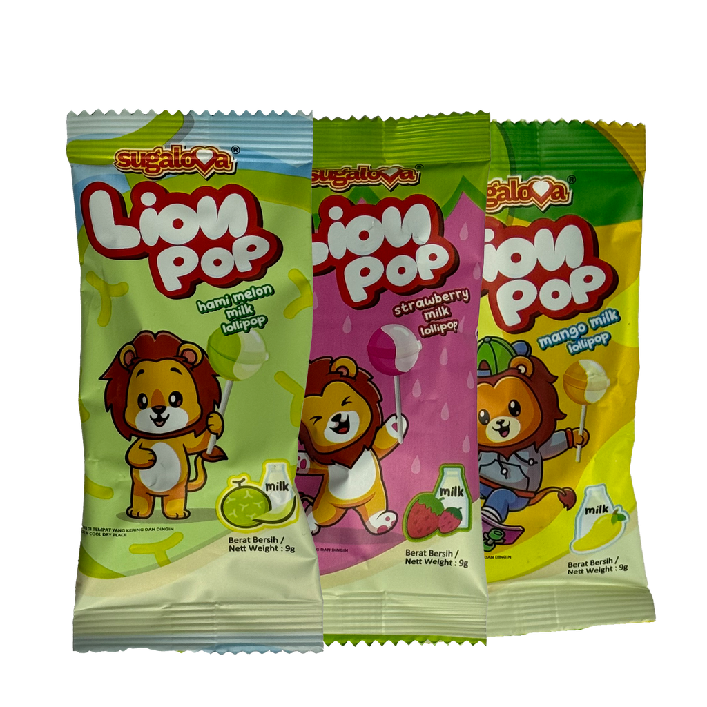 Lion Pop Milky Lollipop 9g | MU STORE